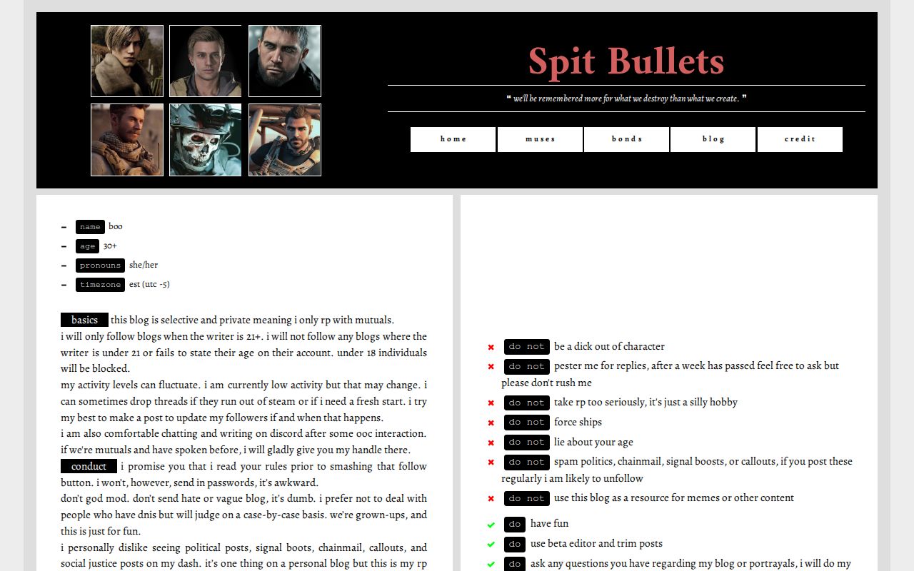 Spit Bullets